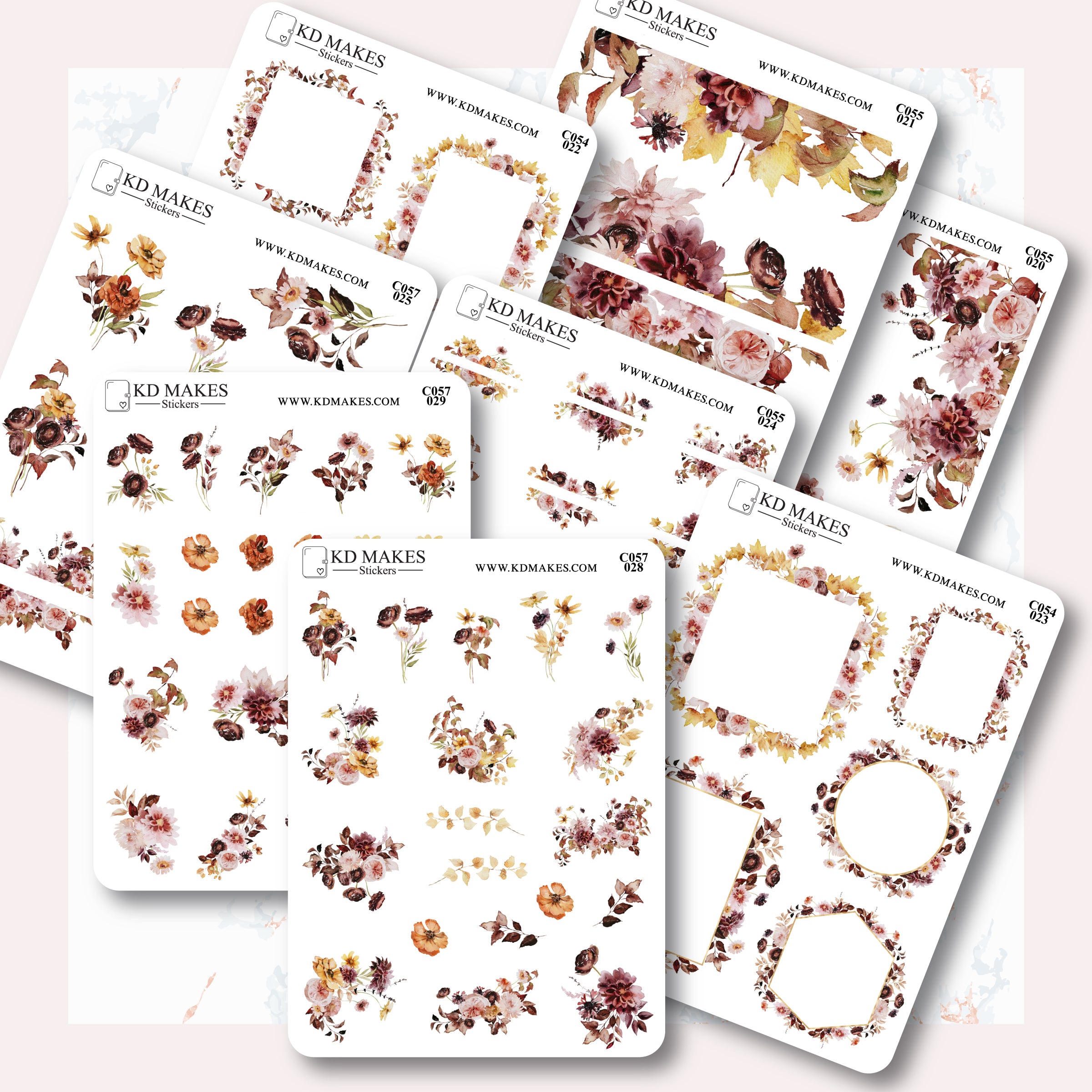 C055 | PlannerMonkeyCo SEPTEMBER COLLAB | Deco Bundle – KD Makes Limited