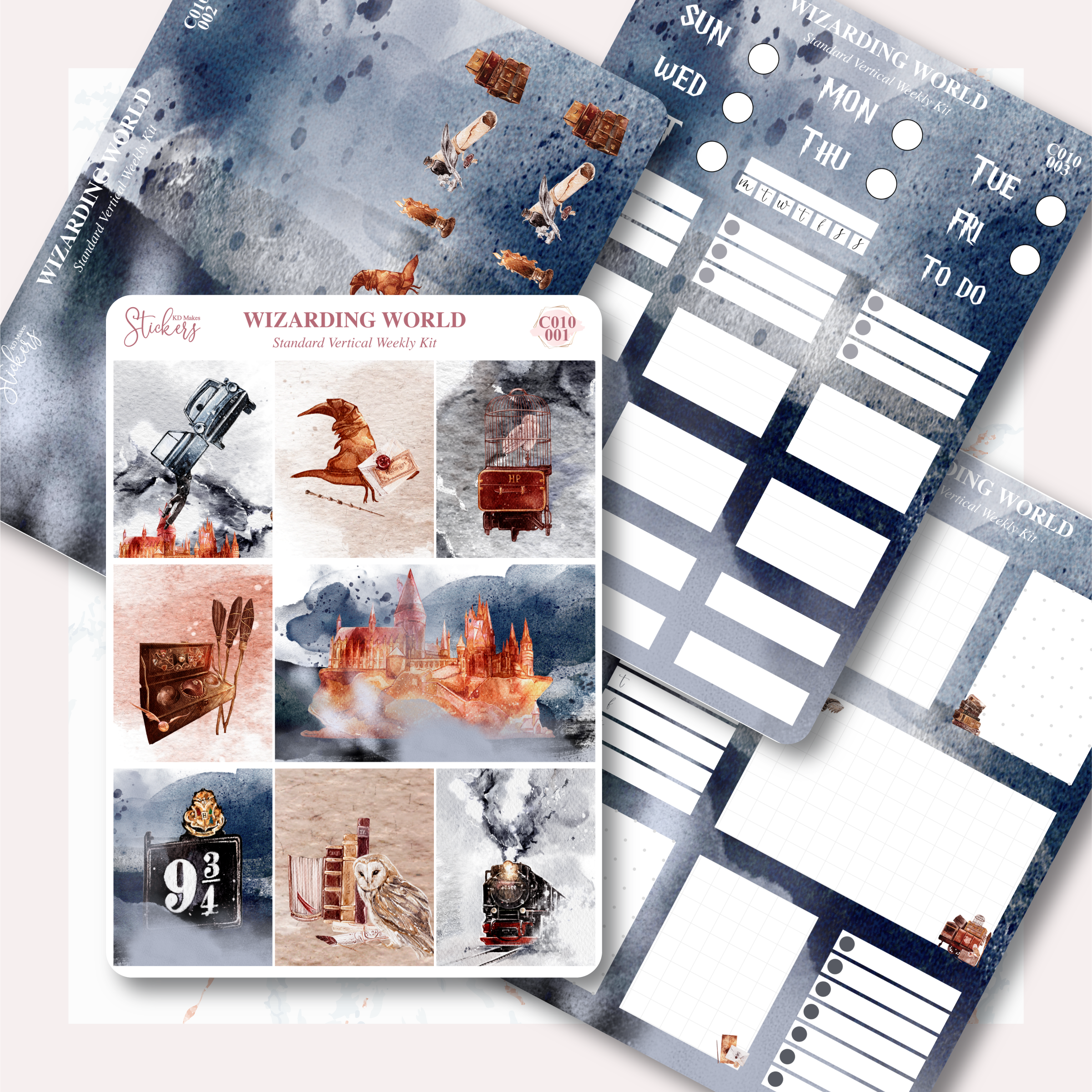 Wizarding World - Weekly Vertical Kit – KD Makes Limited