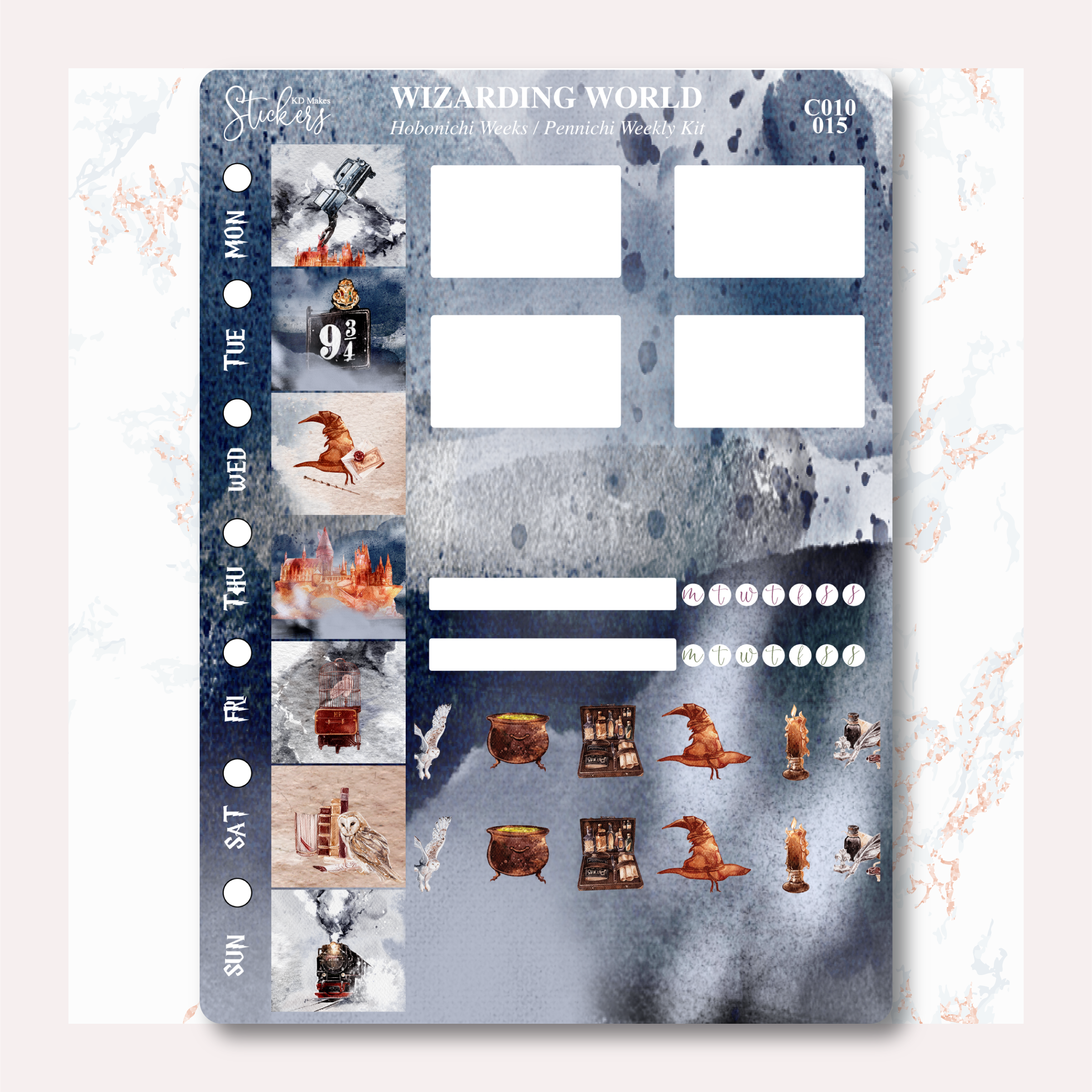 Wizarding World | HOBONICHI WEEKS WEEKLY KIT – KD Makes Limited